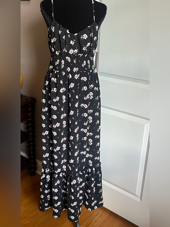 Inspired Hearts | Dresses | Inspired Hearts Black Maxi Dress With Pink ...